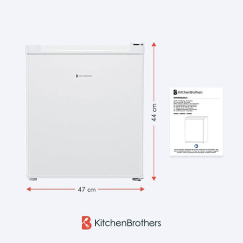 KitchenBrothers Mini Koelkast - 40L - Kleine ijskast - Vrijstaand ...