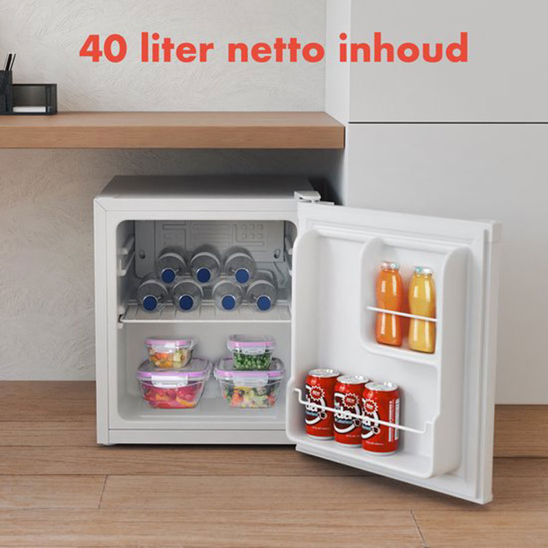 KitchenBrothers Mini Koelkast - 40L - Kleine ijskast - Vrijstaand ...